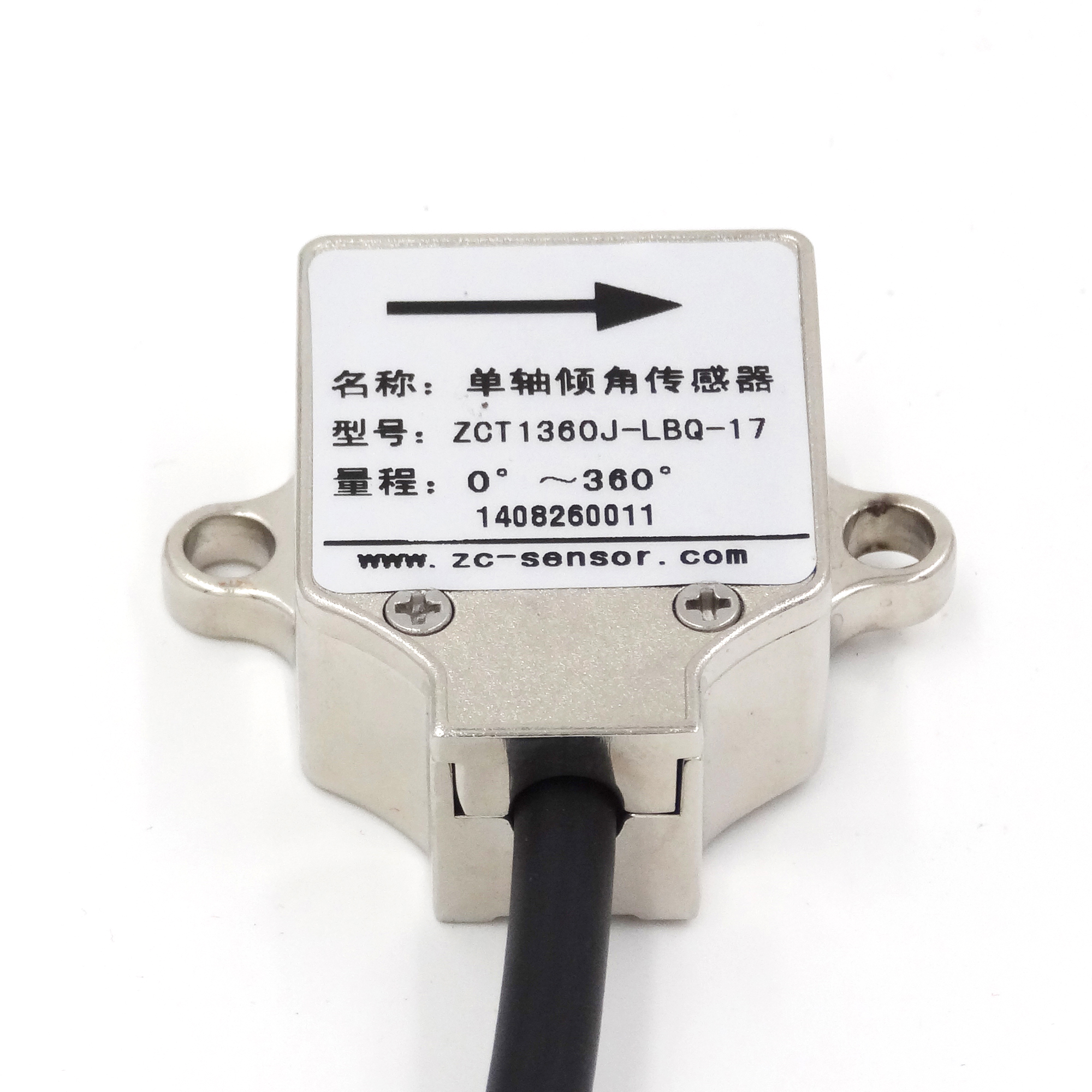 Cost-effective single-axis digital tilt sensor