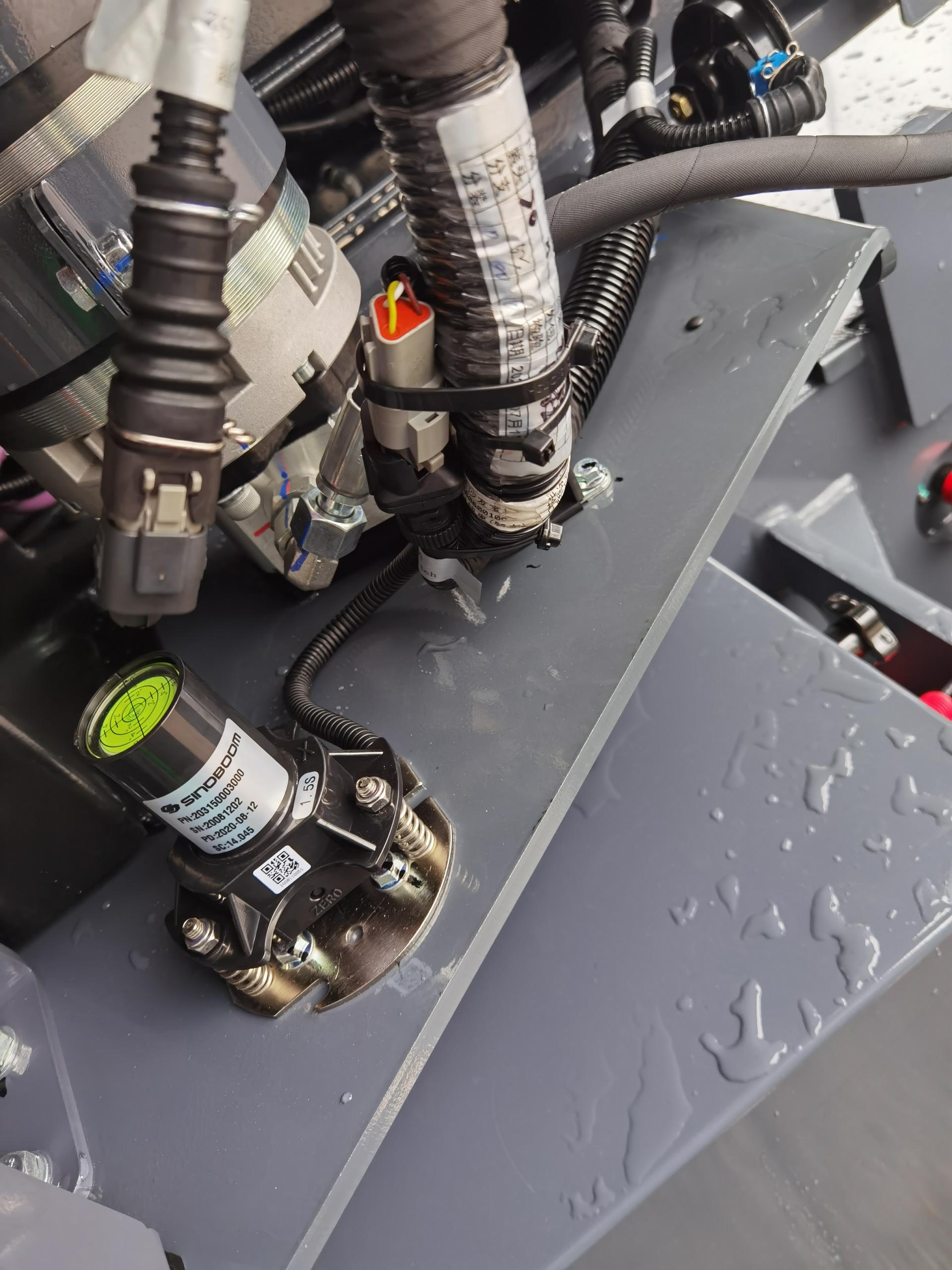 Bubble type inclinometer, Tilt Switch with alarm for Tower Crane and ...